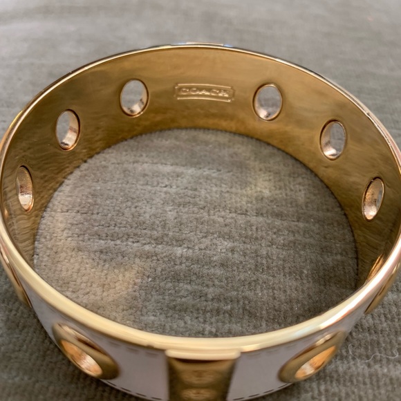 Coach | Jewelry | Coach Signature Bangle | Poshmark